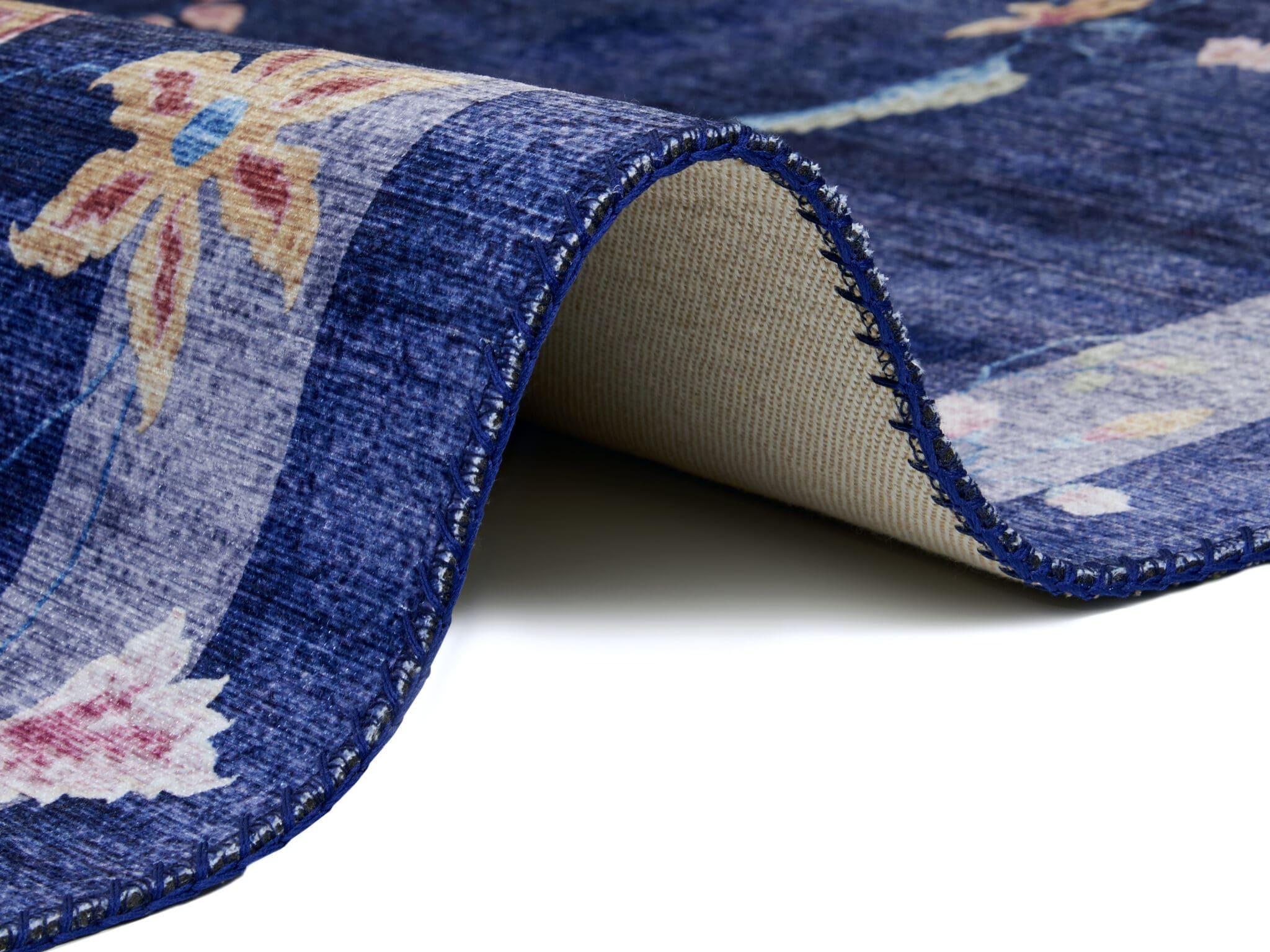 Amira Design Tæppe - Blå | Tæppeunivers.dk